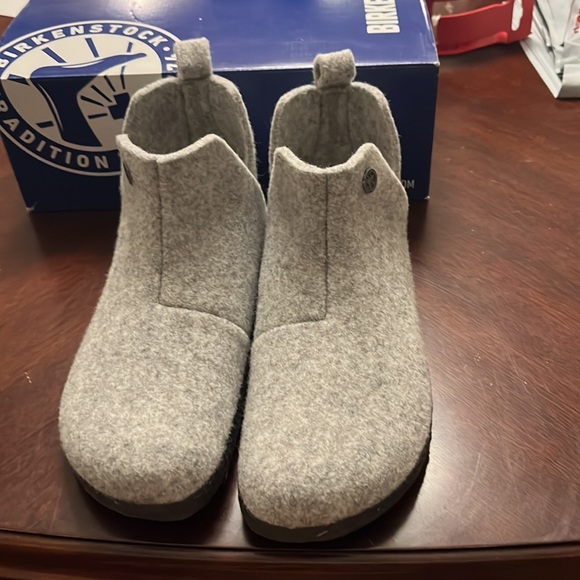 Birkenstock | Shoes | Andermatt Light Gray Birkenstocks 1n New | Poshmark